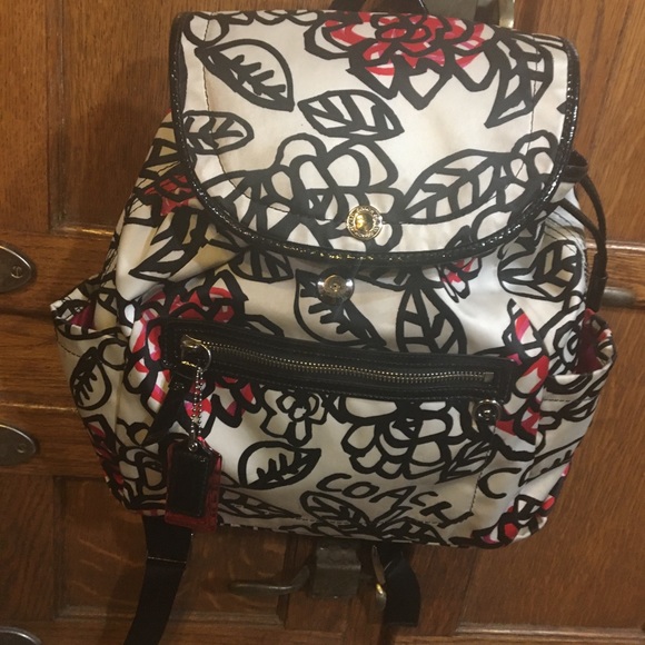 Coach | Bags | Coach C194f16582 Daisy Floral Graffiti Backpack | Poshmark